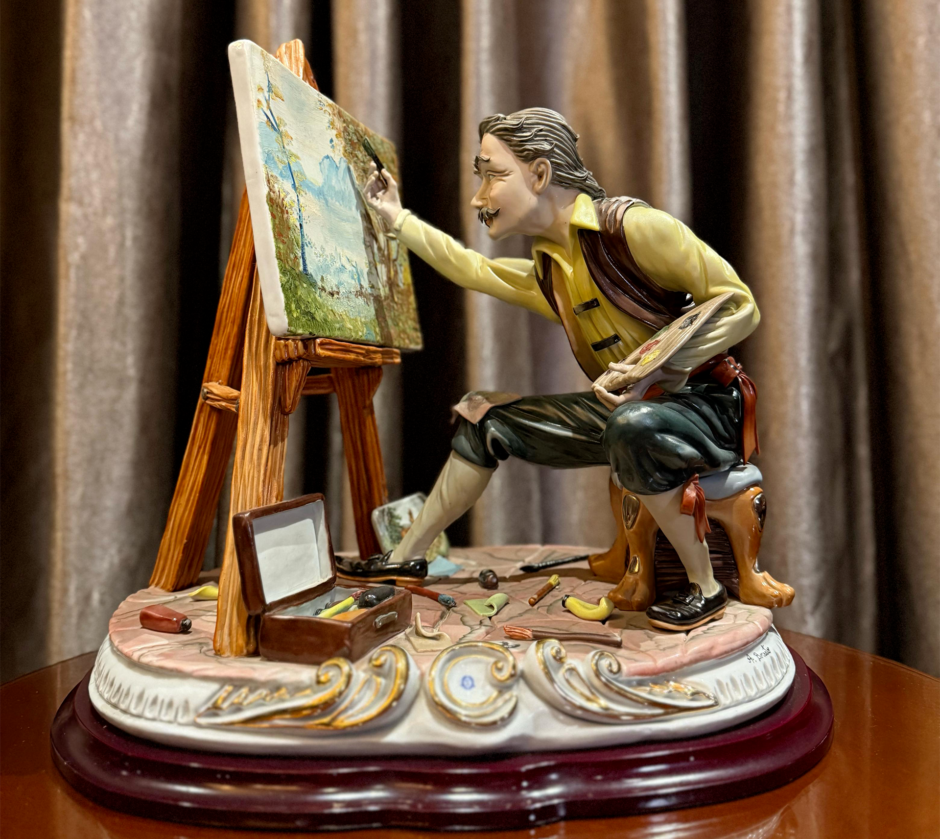 EL PINTOR Y SUS CUADROS – Capodimonte – Tiziano Galli – Patio Andaluz